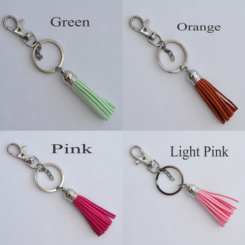 Keychain Ring Key Rings Key Chain With Tassel Bag Charm | Etsy