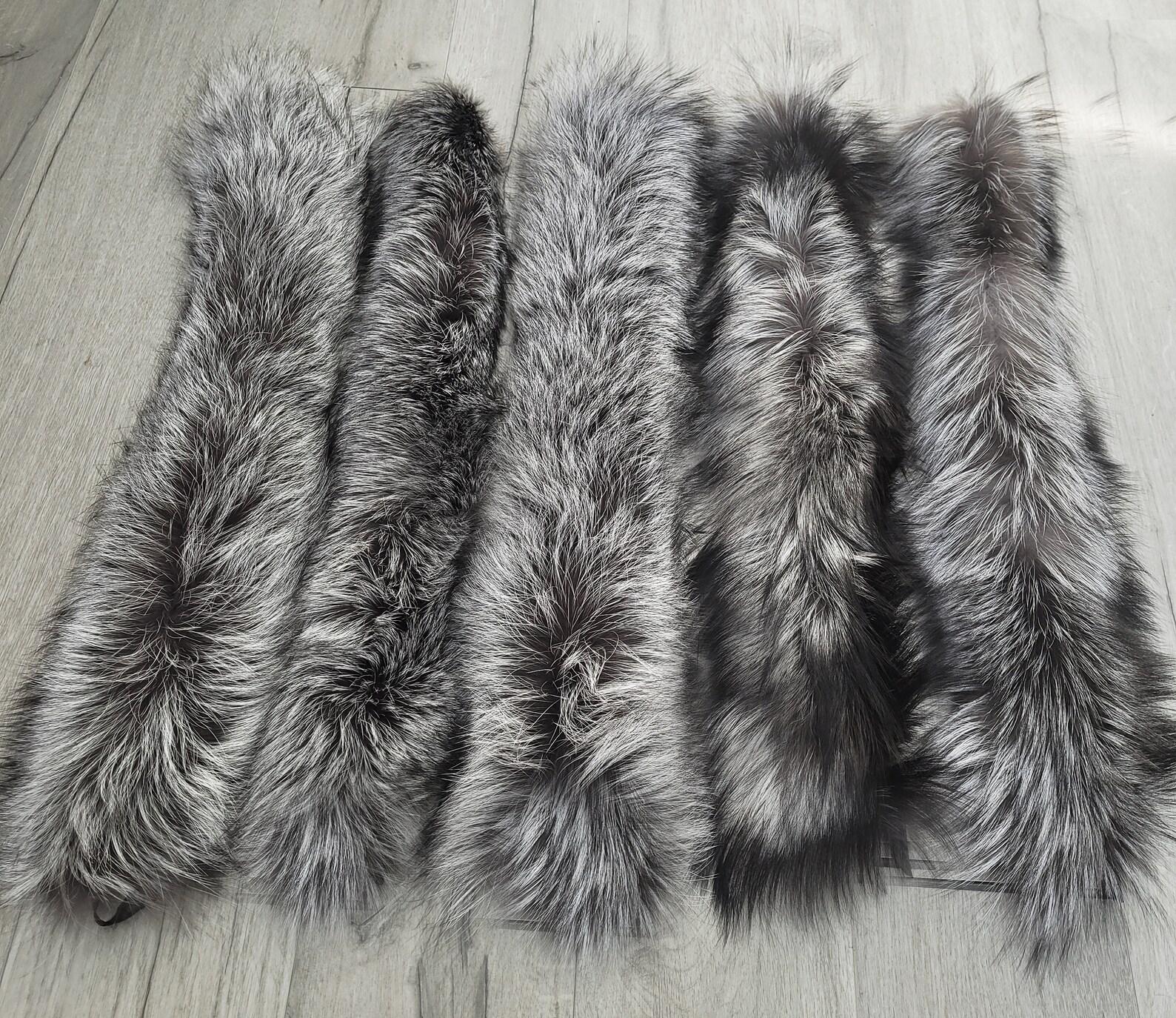 BY ORDER Finnish Silver Fox Fur Trim Hood Fur Collar Trim - Etsy