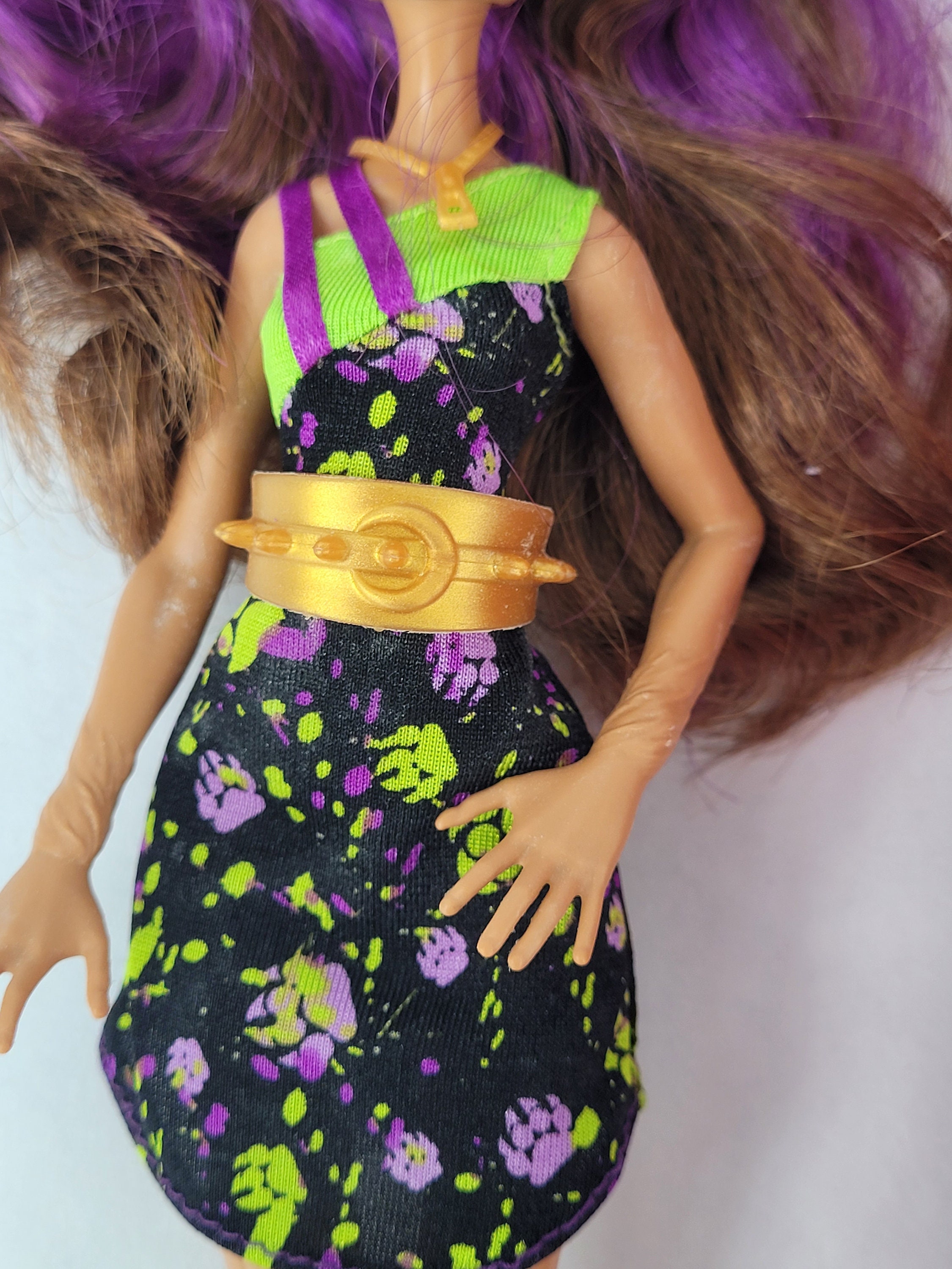 Monster High Doll Ghoul La La Locker Clawdeen Wolf Playset for ...