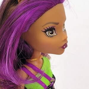 Monster High Doll Ghoul La La Locker Clawdeen Wolf Playset for ...