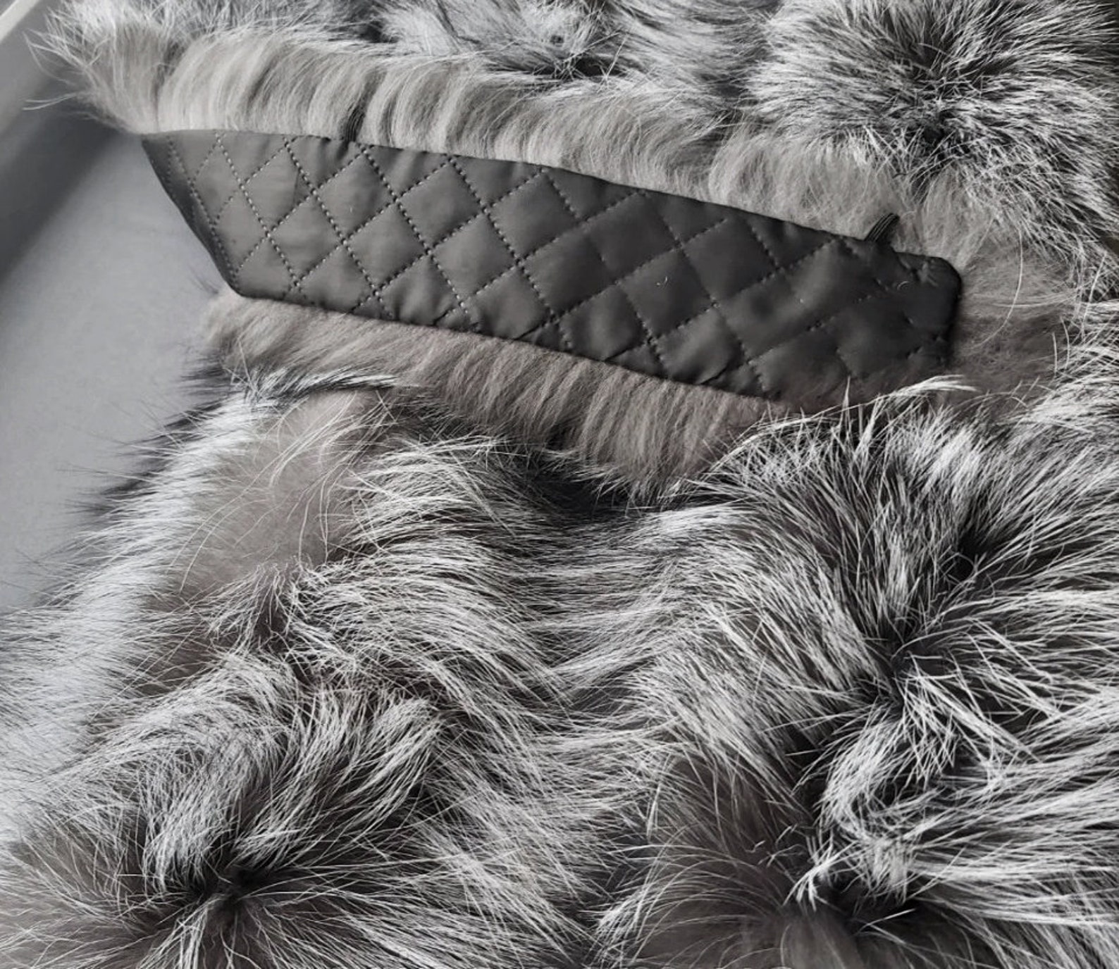 BY ORDER Finnish Silver Fox Fur Trim Hood Fur Collar Trim - Etsy