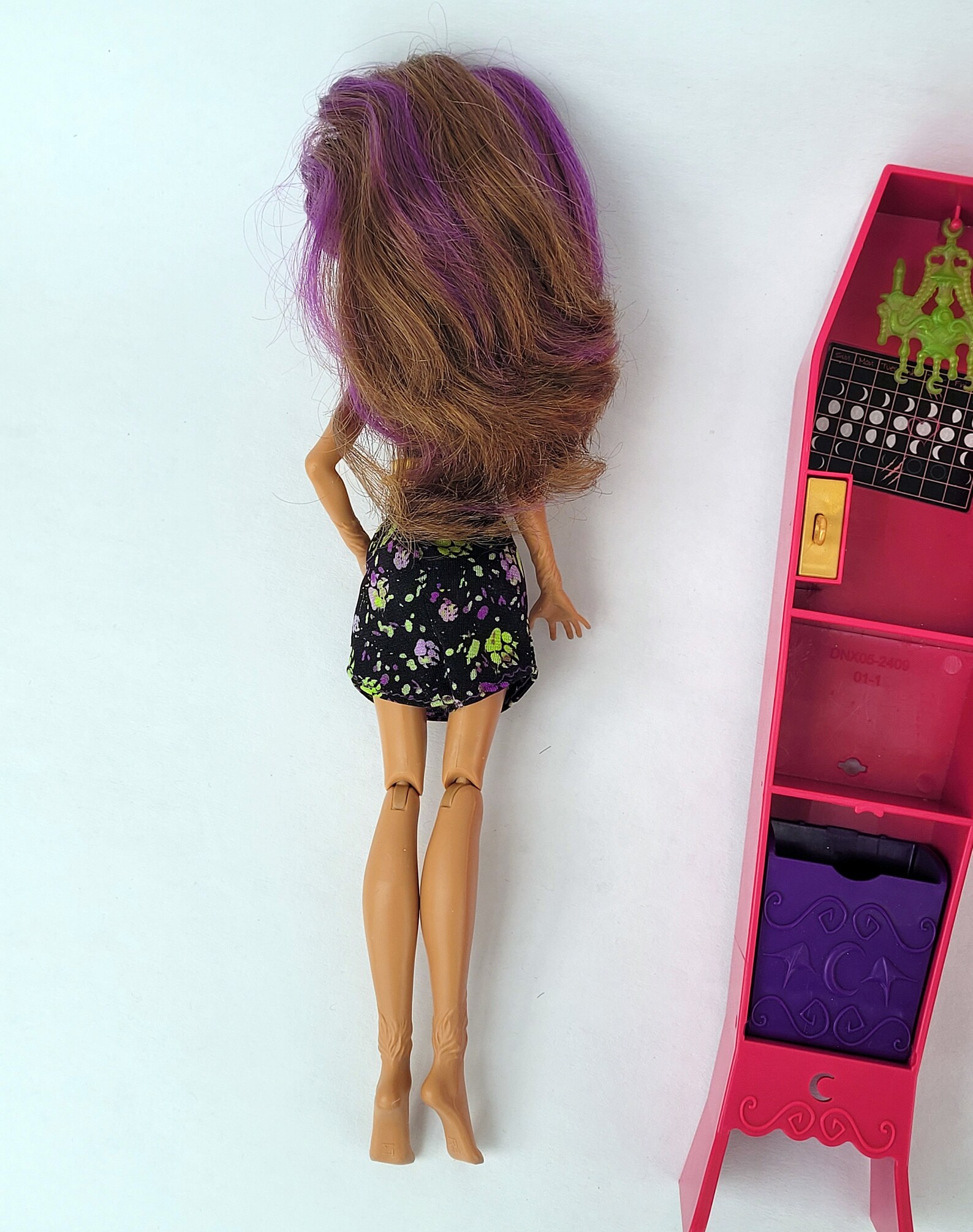 Monster High Doll Ghoul La La Locker Clawdeen Wolf Playset for ...
