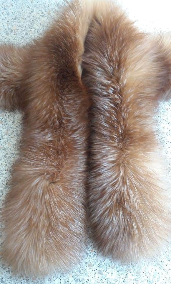 BY ORDER Rare Luxury BLUEFROST Fox Fur Trim Hood Fur Collar | Etsy
