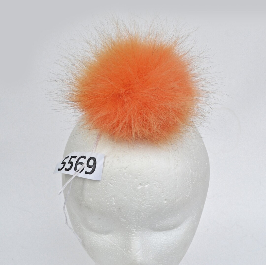 6 SUPER THICK POMPOM tail Fox Pom Pom Fur Pom-pom - Etsy