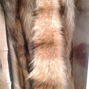 BY ORDER XXL Extra Large Finnish Raccoon Fur Collar, Fur Trim Hoodie ...