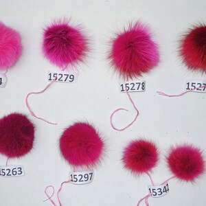 4 to 6 FOX POM POM Red Fox Pom Pom Fox Fur - Etsy