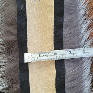 BY ORDER Finnish Silver Fox Fur Trim Hood, Fur Collar Trim, Silver Fox ...