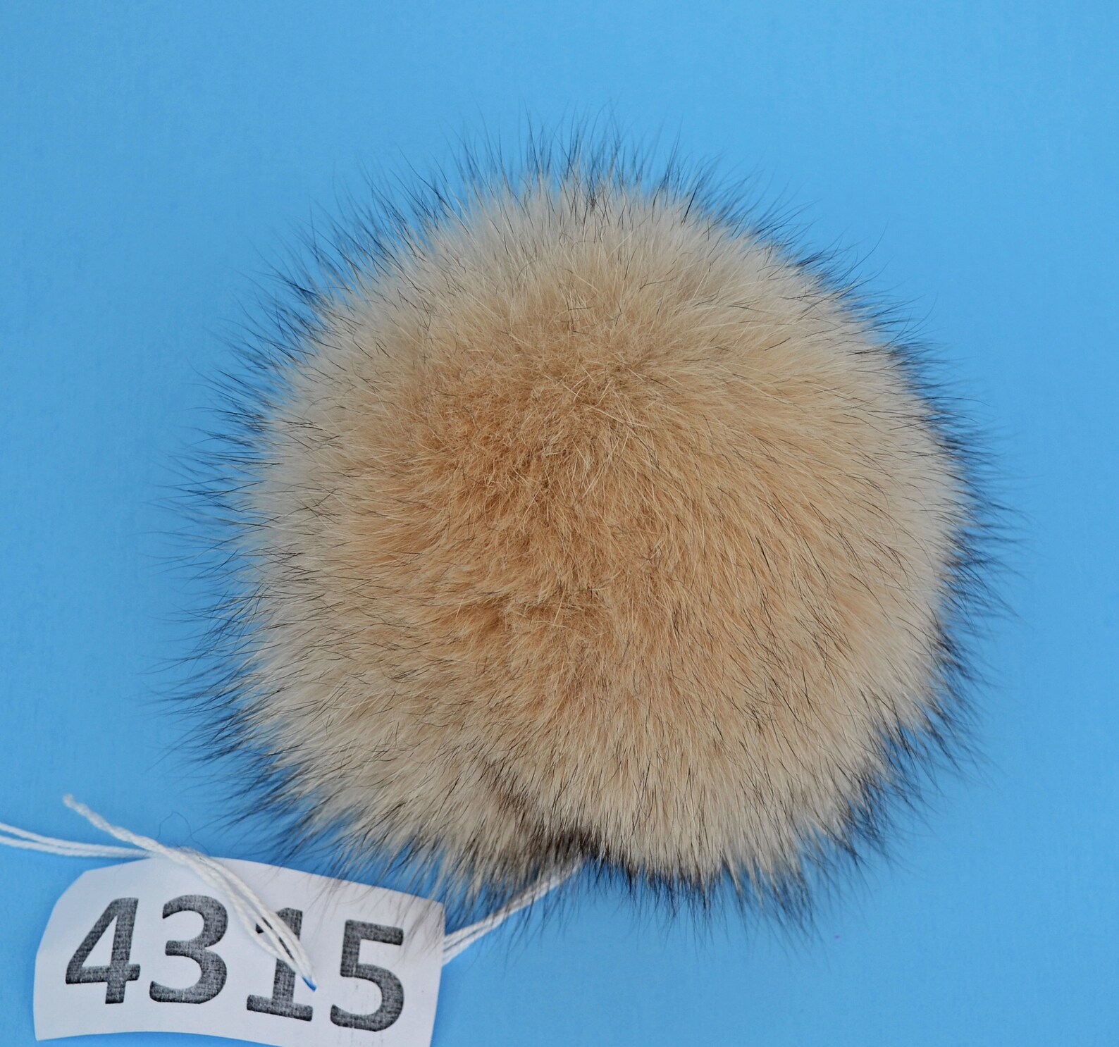 4,5" to 5" HIGHEST QUALITY FOX Pom Poms! Double Fox Fur Shiny Soft Pom ...