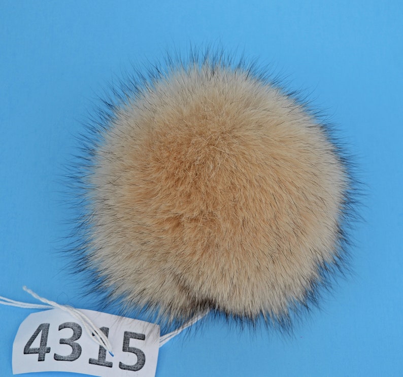 45 to 5 HIGHEST QUALITY FOX Pom Poms Double Fox | Etsy