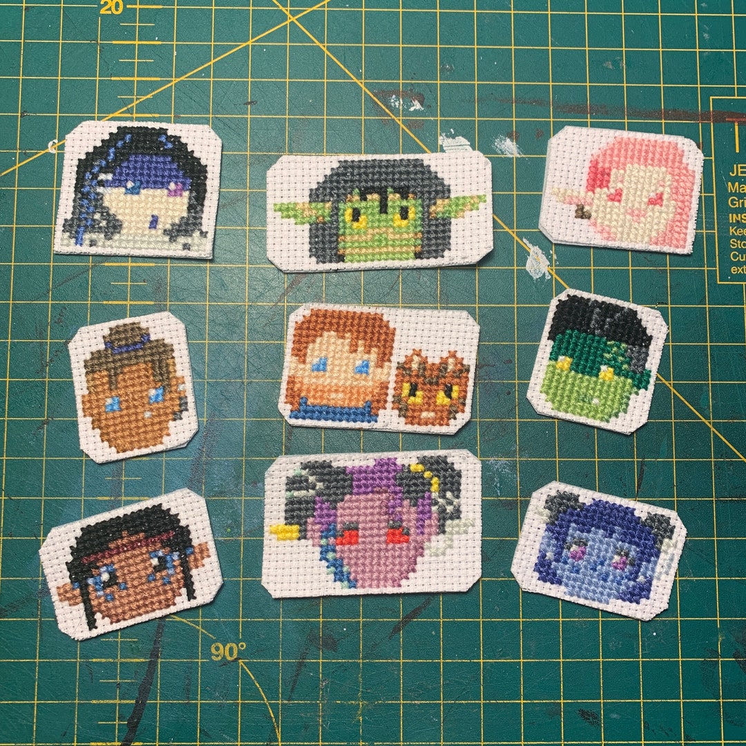 Mighty Nein Cross Stitch Pattern - Etsy