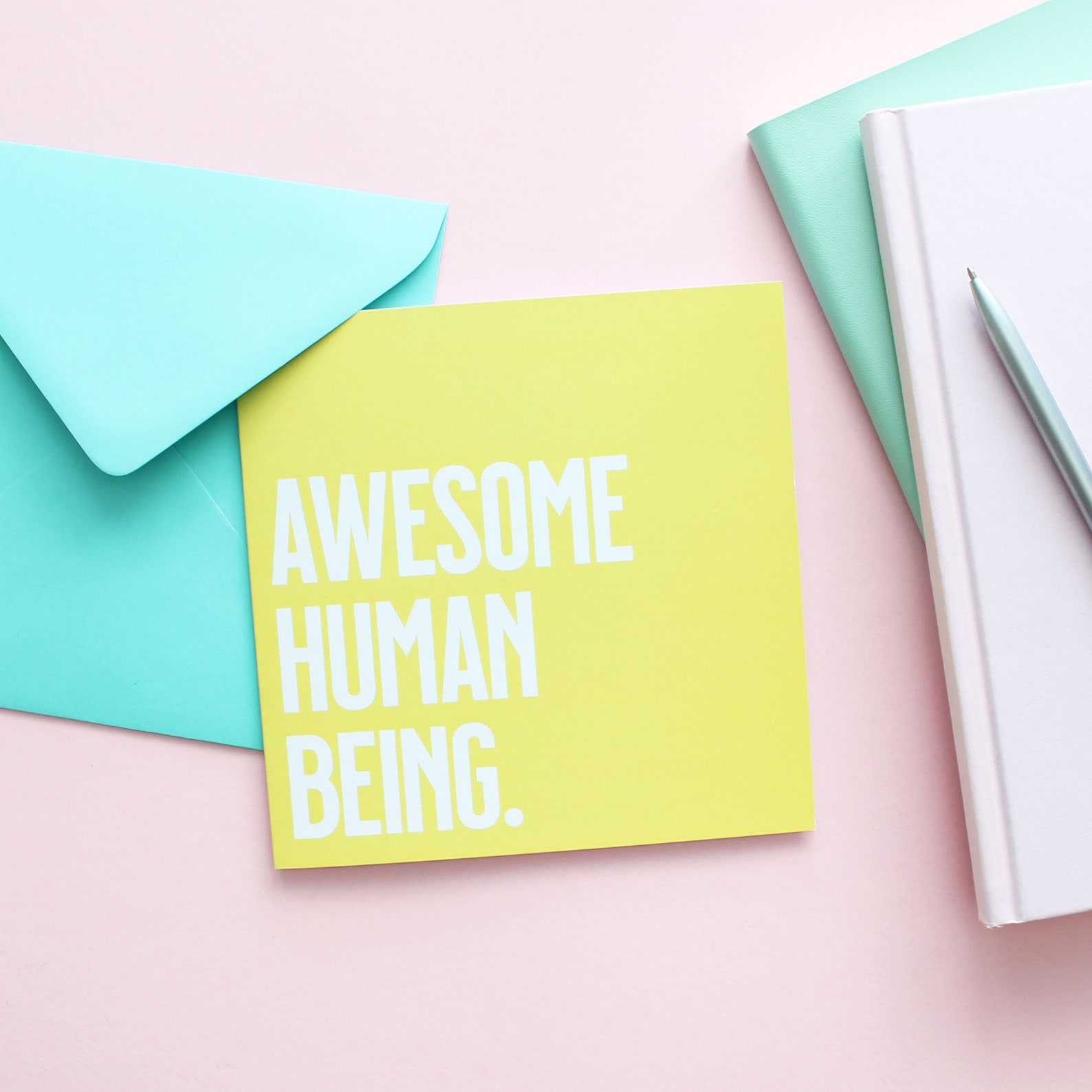 Funny Thank You Card, Awesome Human Being Card - Etsy UK