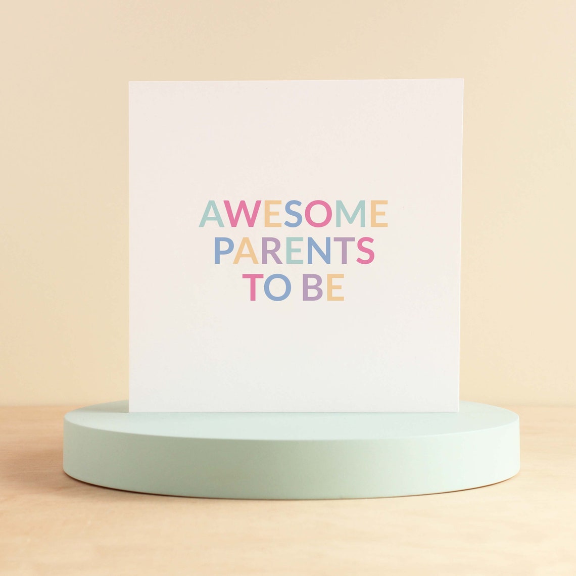 Awesome Parents to Be Card for Expecting Parents, Expecting Baby Card ...