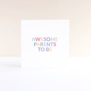 Awesome Parents to Be Card for Expecting Parents Expecting - Etsy