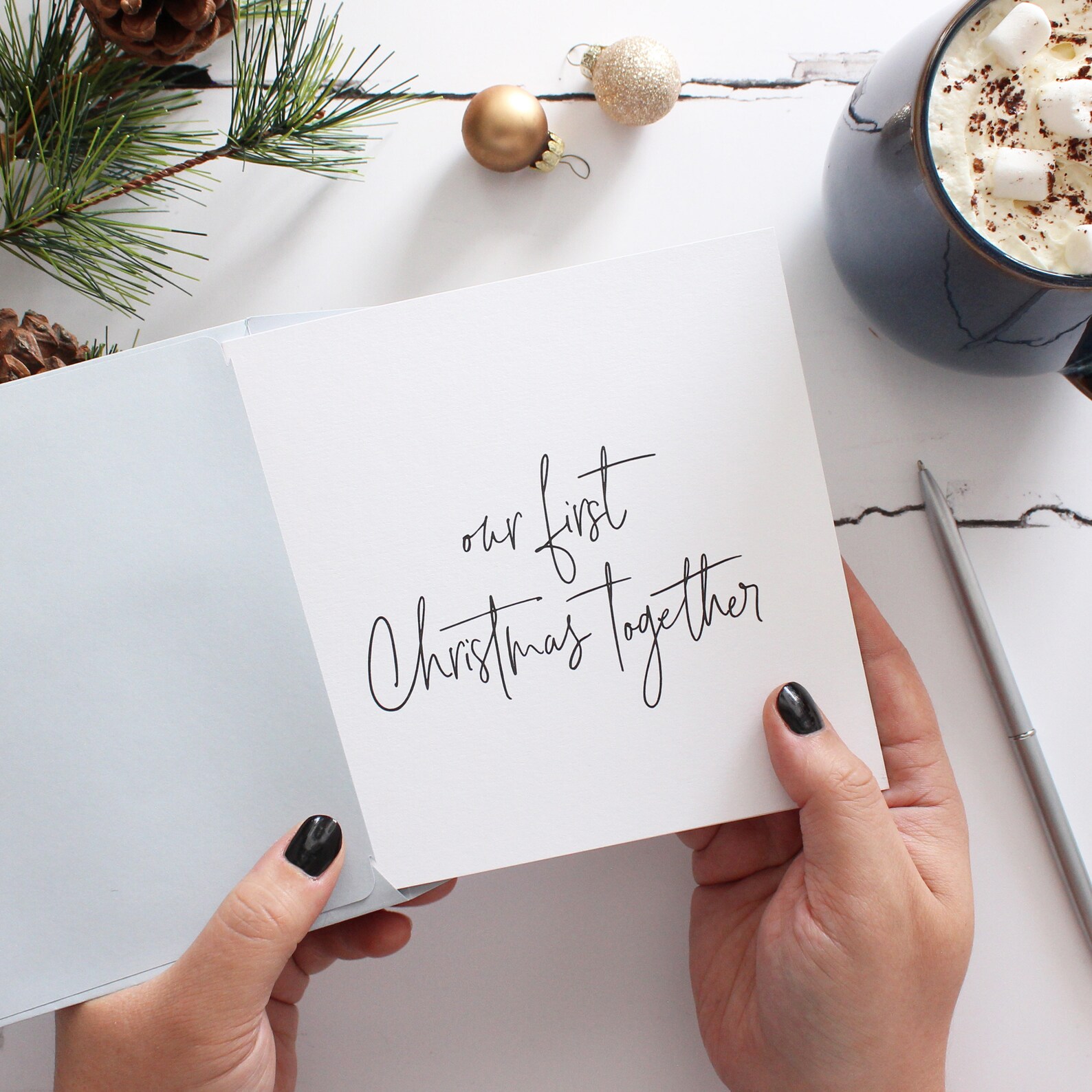 Our First Christmas Together Card Christmas Card Boyfriend - Etsy UK