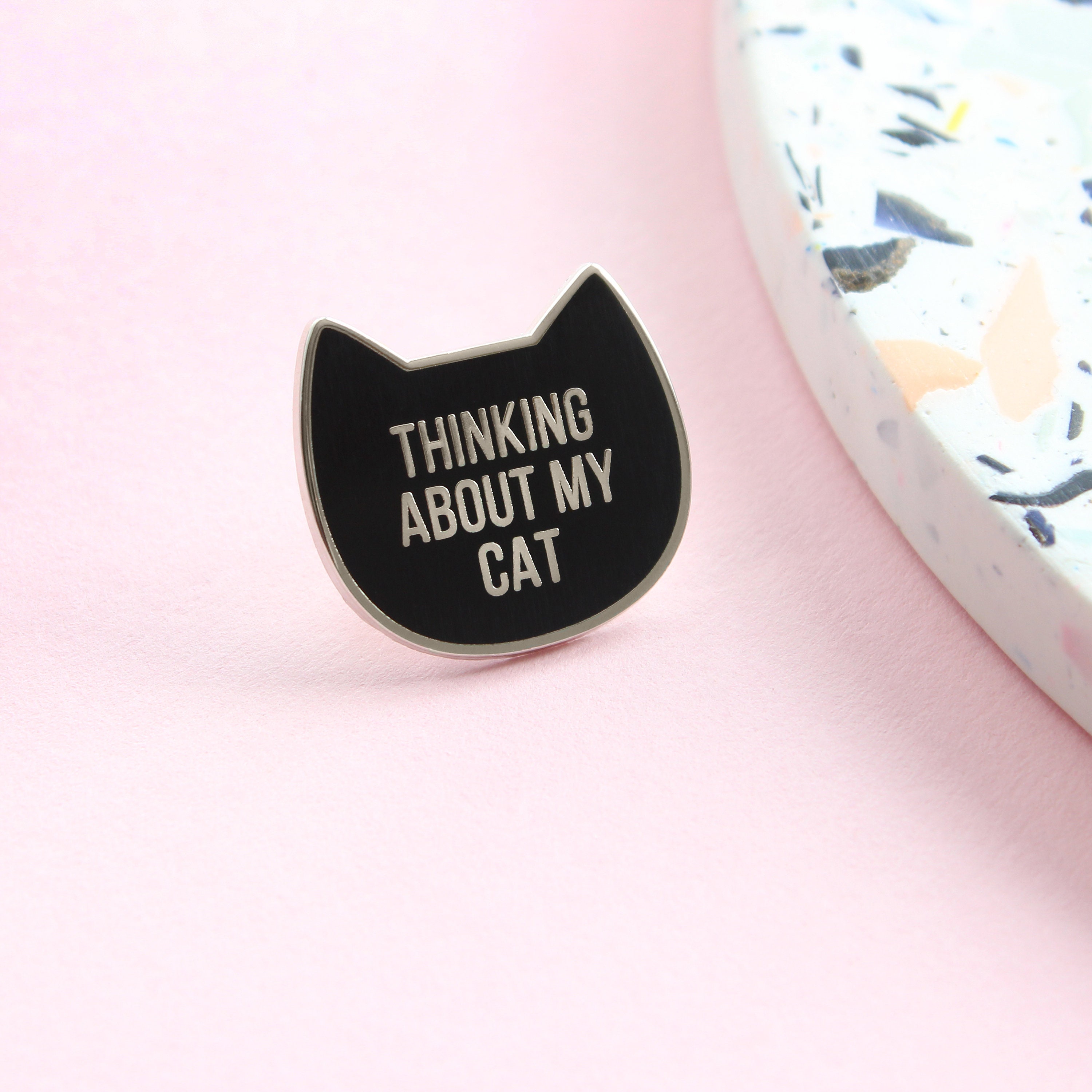 Cat Enamel Pin Badge Set Cat Pins For Cat Lover Crazy Cat Etsy