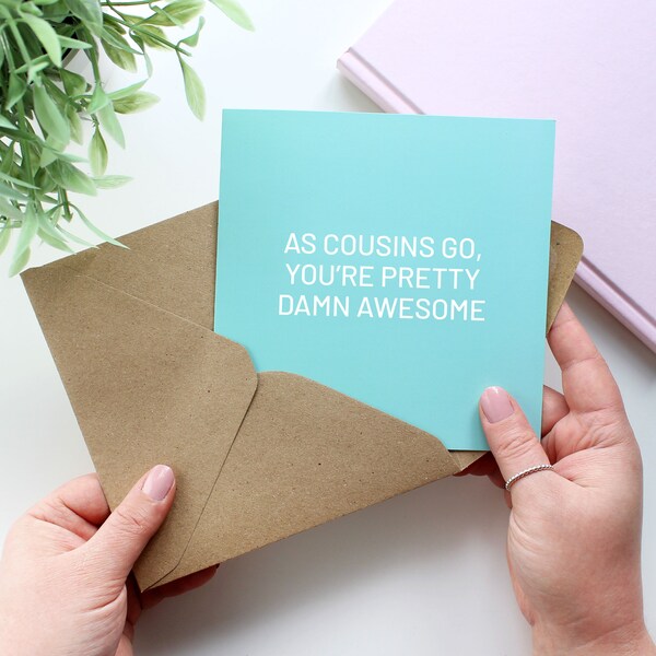 Funny Cousin Card - Etsy