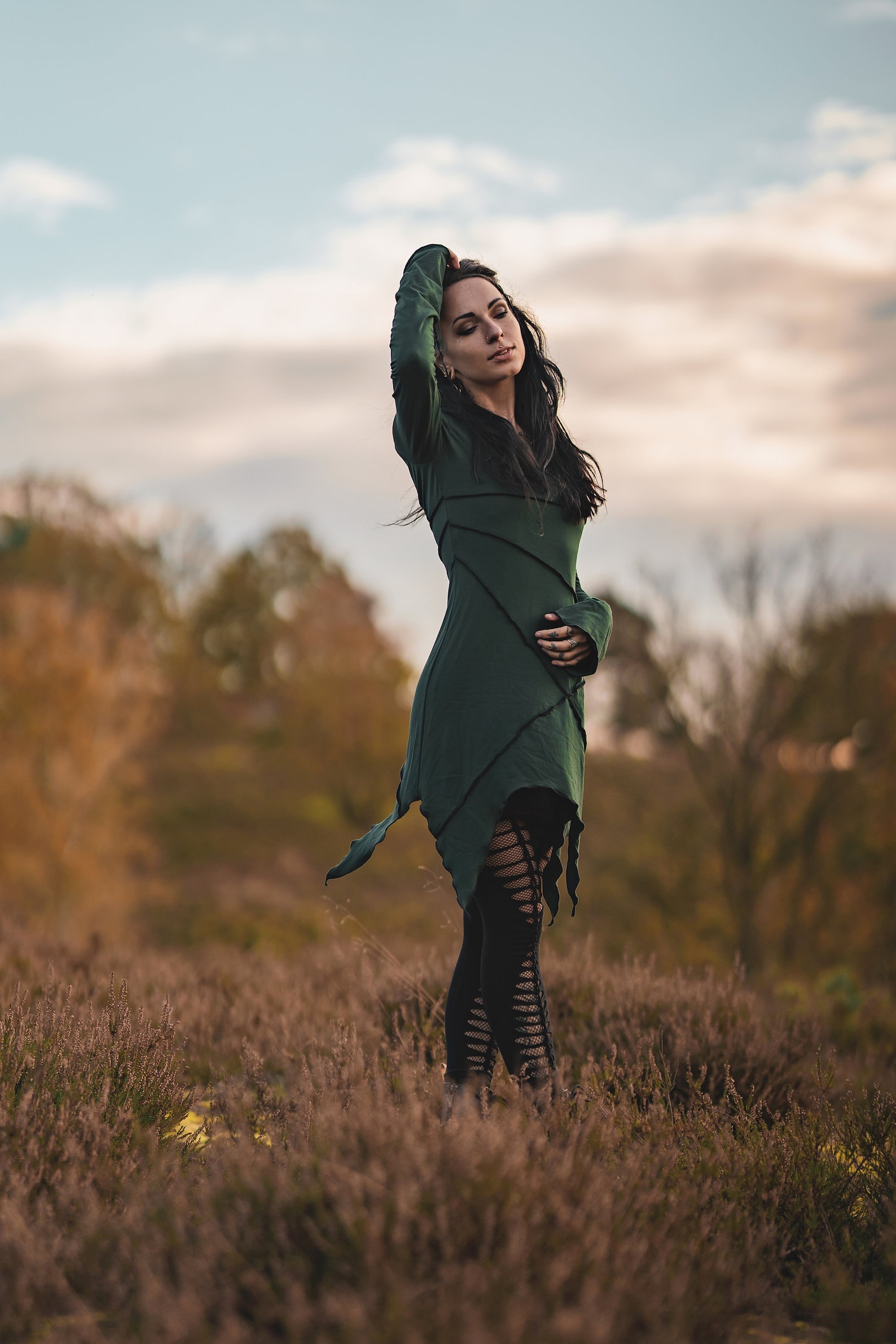 Goth Pixie Dress. Faery Tunic Dress. Fairy Dress. Pixie - Etsy