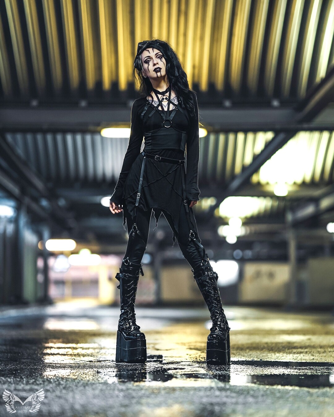 Grunge Fairy Core Dress. Elven Dress. Goth Dress. Pixie Dress. White ...