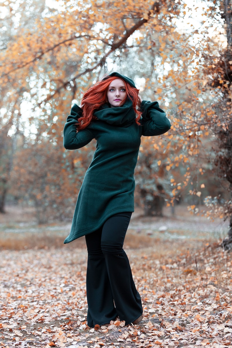 Convertible Polar Fleece. Stripe Fleece. Pixie Jacket Faery - Etsy