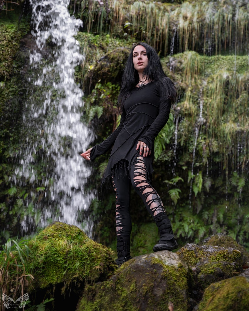 Goth Pixie Dress. Faery Tunic Dress. Fairy Dress. Pixie | Etsy