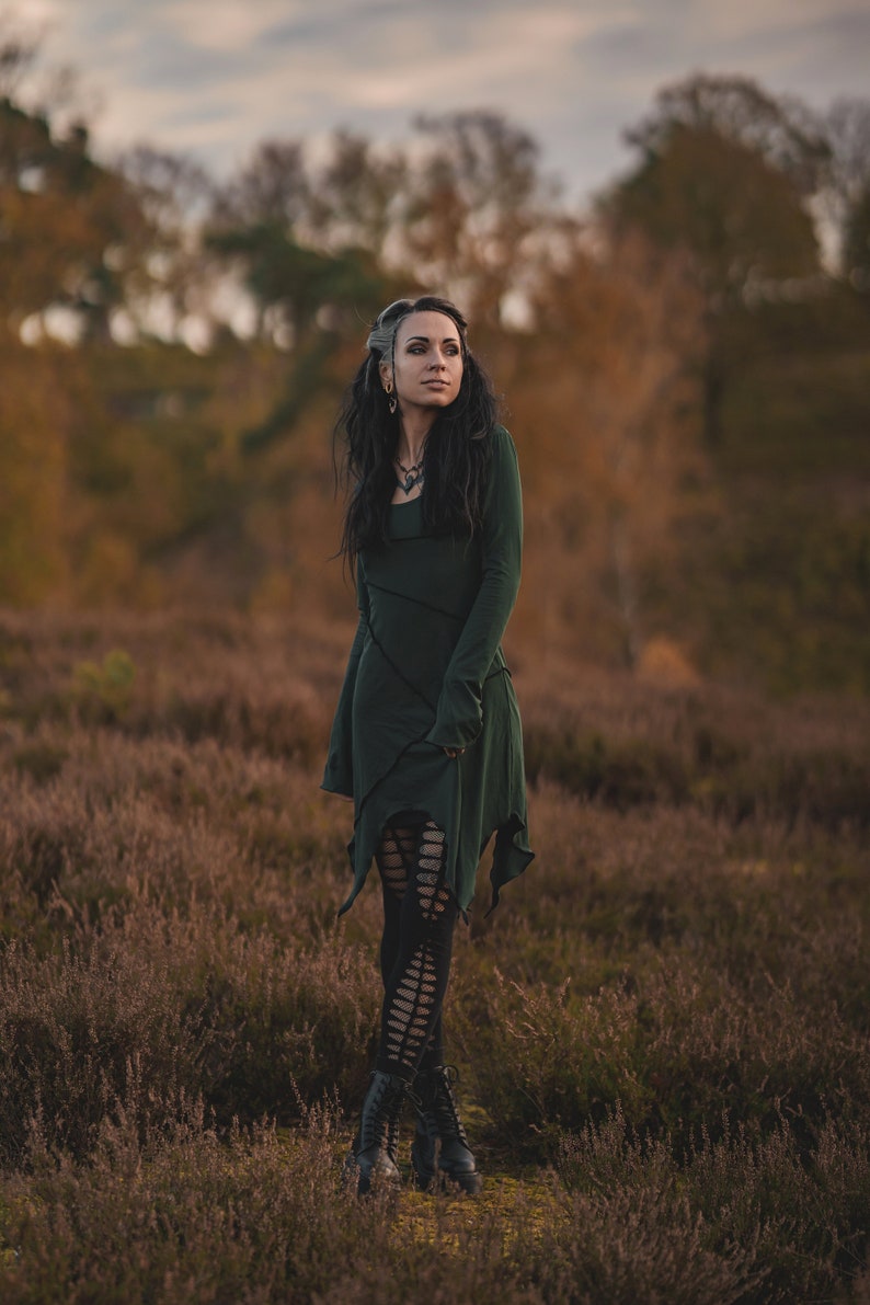 Goth Pixie Dress. Faery Tunic Dress. Fairy Dress. Pixie Clothing. Faery ...