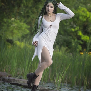 Goth Pixie Dress. Faery Tunic Dress. Fairy Dress. Pixie Clothing. Faery ...