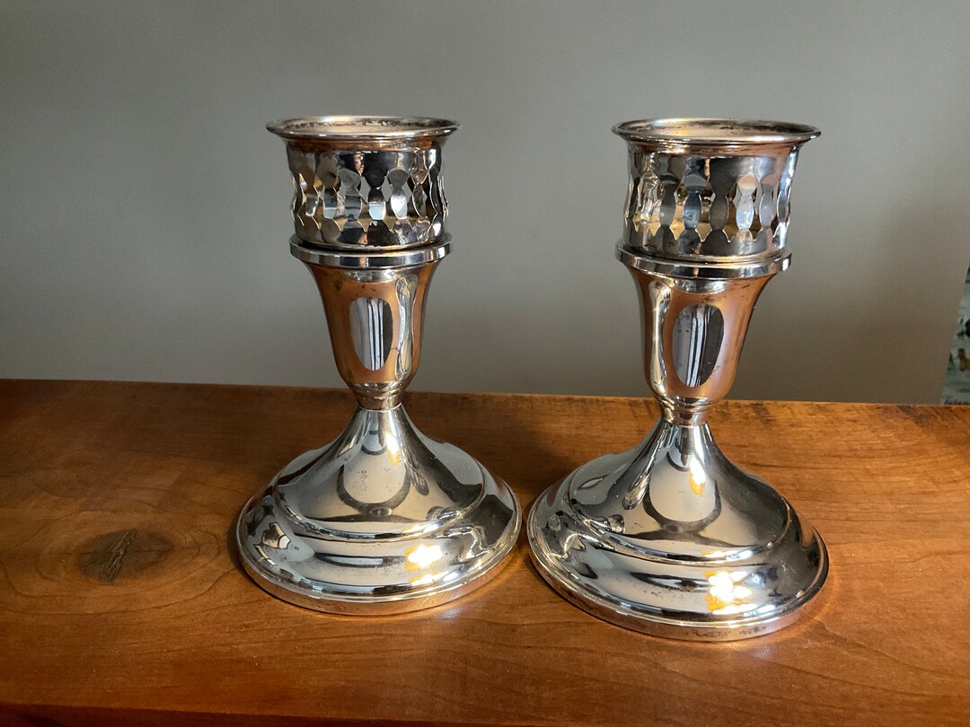 Towle Sterling Candle Holders * Vintage Candlesticks - Etsy