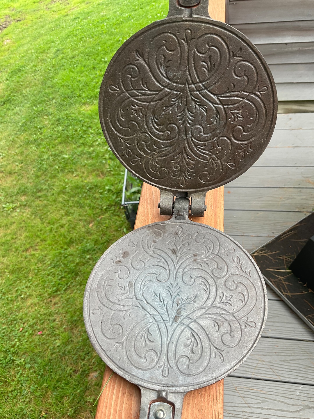 Vintage Norwegian JOTUL Waffle Iron, Old Metal Waffle Maker, Norwegian ...