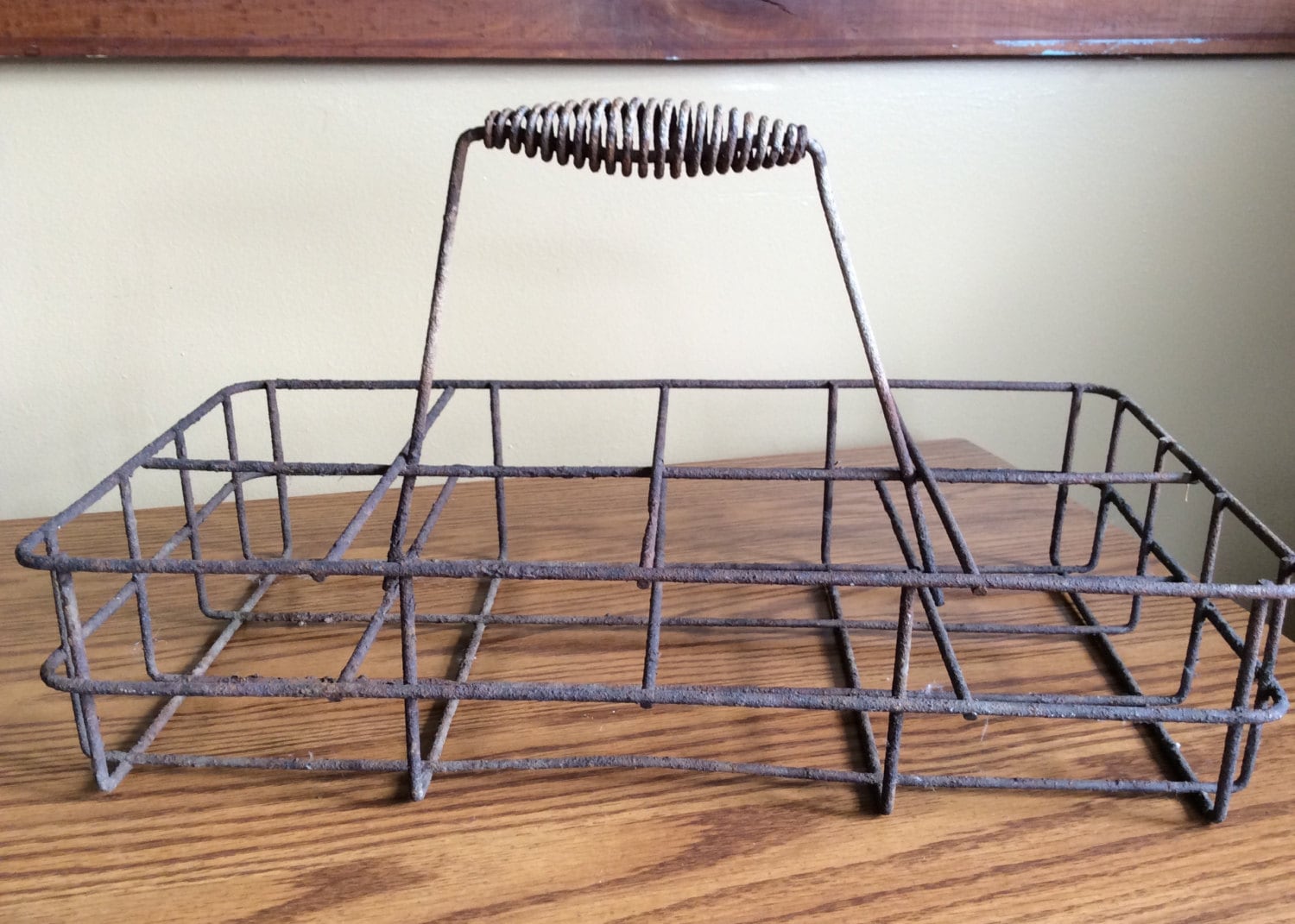 Vintage Farmhouse Metal Bottle Wine Rack Rustic Kitchen Decor - Etsy