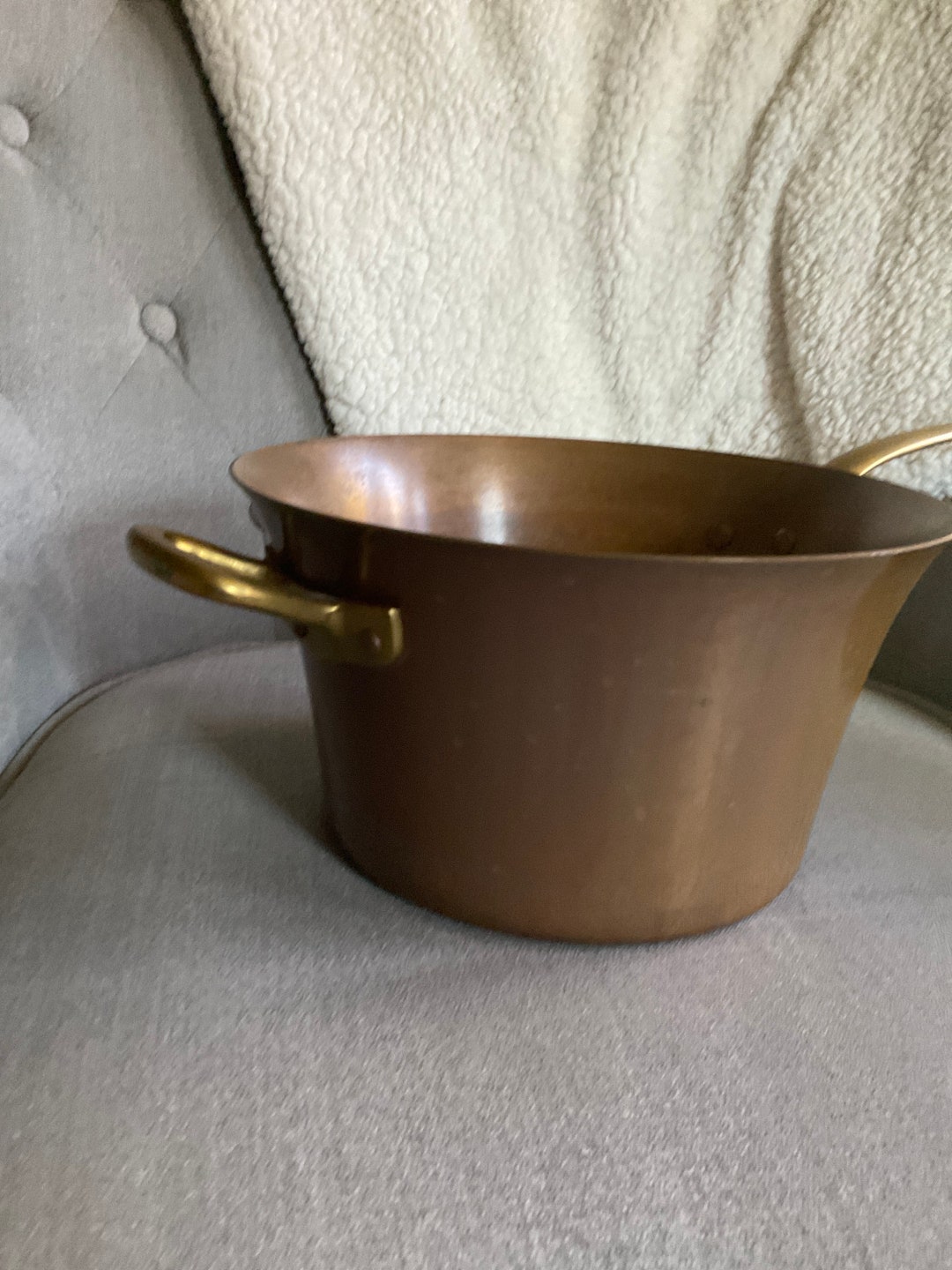 Ruffoni Made in Italy Copper Sauce Pot Rare Shape 4 Qt. Copper Sauce ...