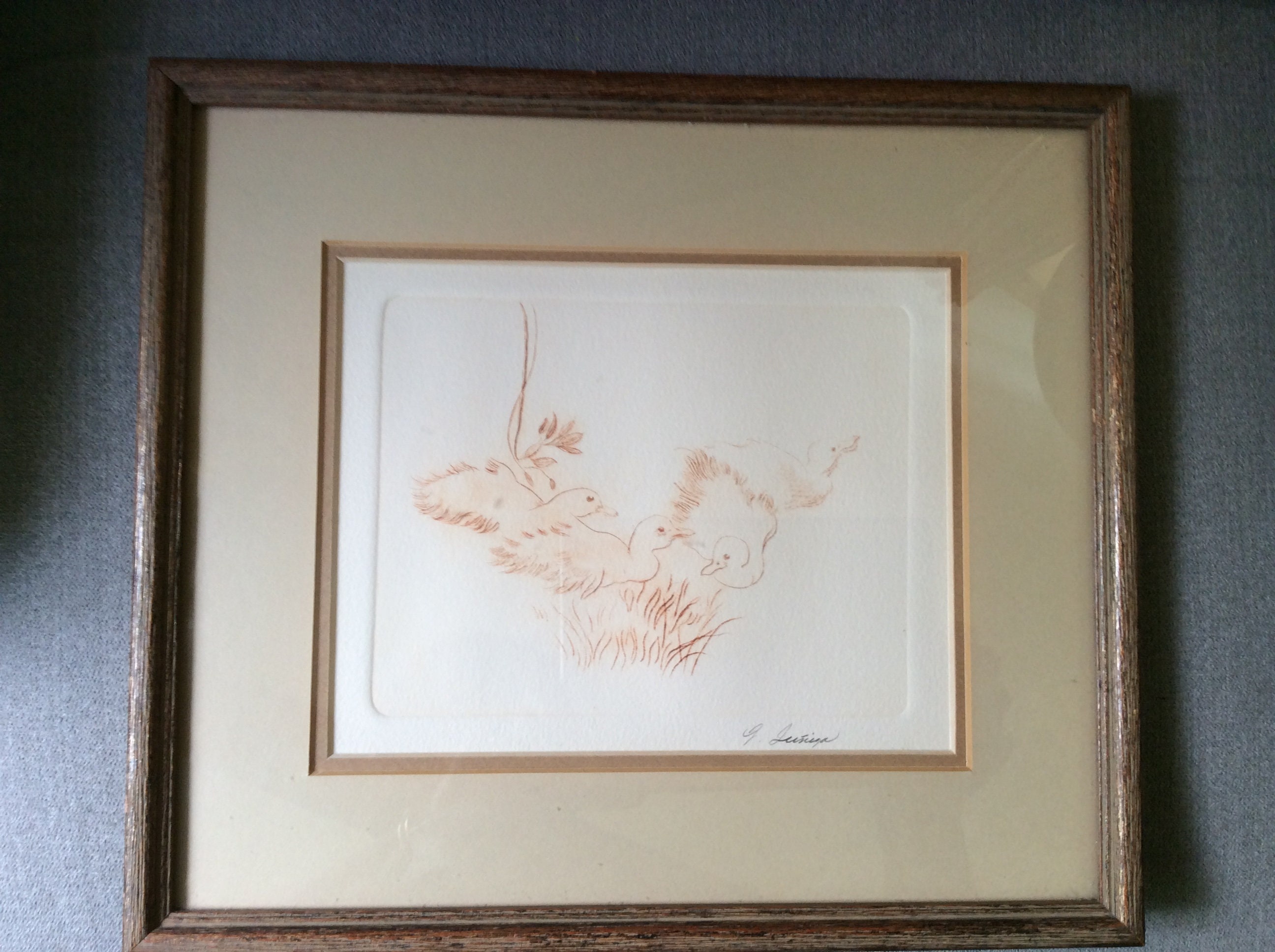 Guillermo Zuniga Fine Art Wildlife Etching Ducks in Marsh - Etsy
