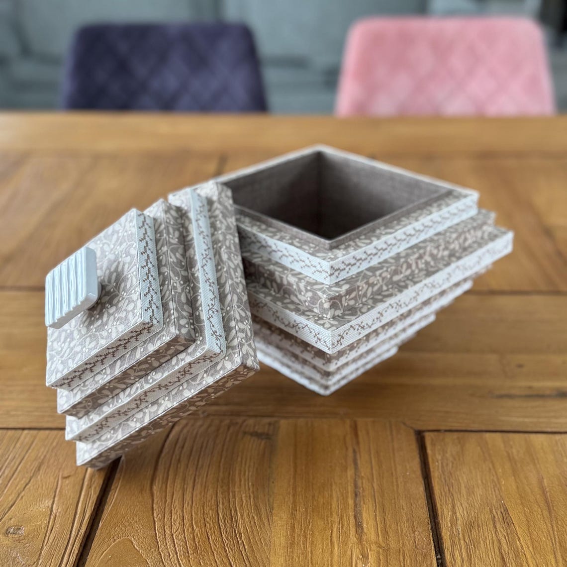 Tutorial to Make a Pyramid Box - Etsy