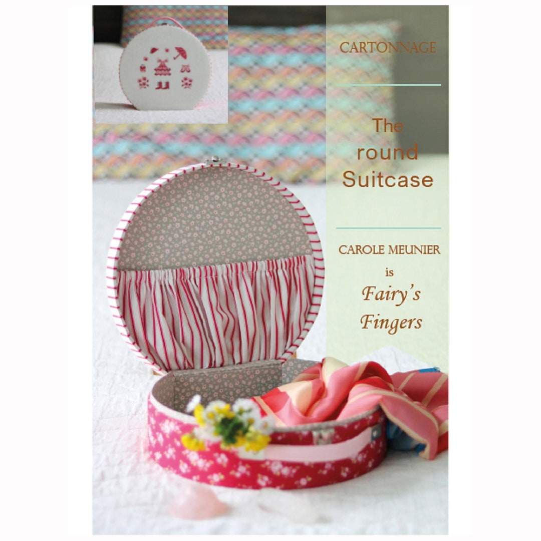 Cartonnage Tutorial of a Little Round Suitcase - Etsy