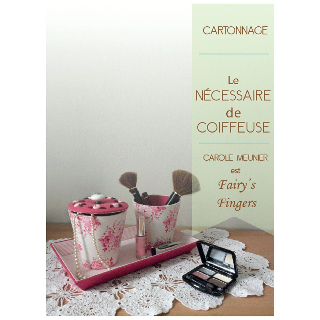 Cartonnage Tutorial of Two Holders and Their Tray - Etsy