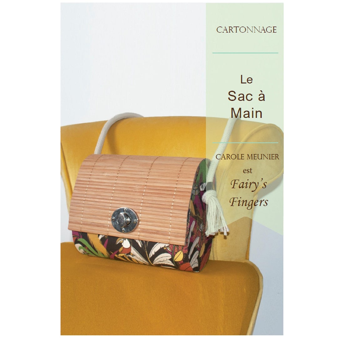 Cartonnage Tutorial to Make a Bamboo Handbag - Etsy