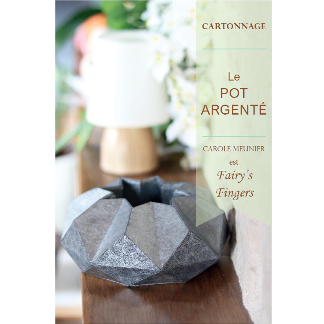 Cartonnage Tutorial of a Multifaceted Pot - Etsy