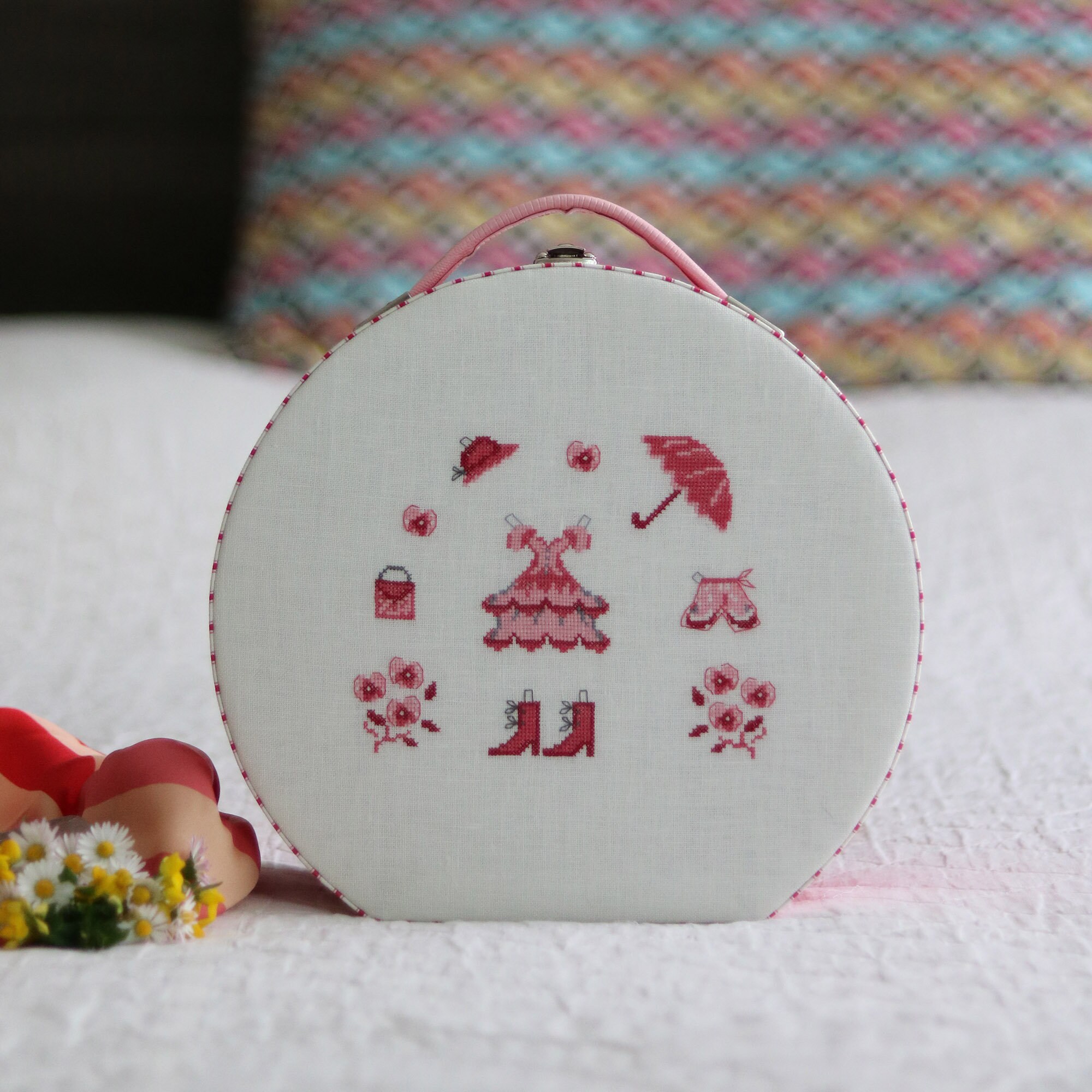 Cartonnage Tutorial of a Little Round Suitcase - Etsy