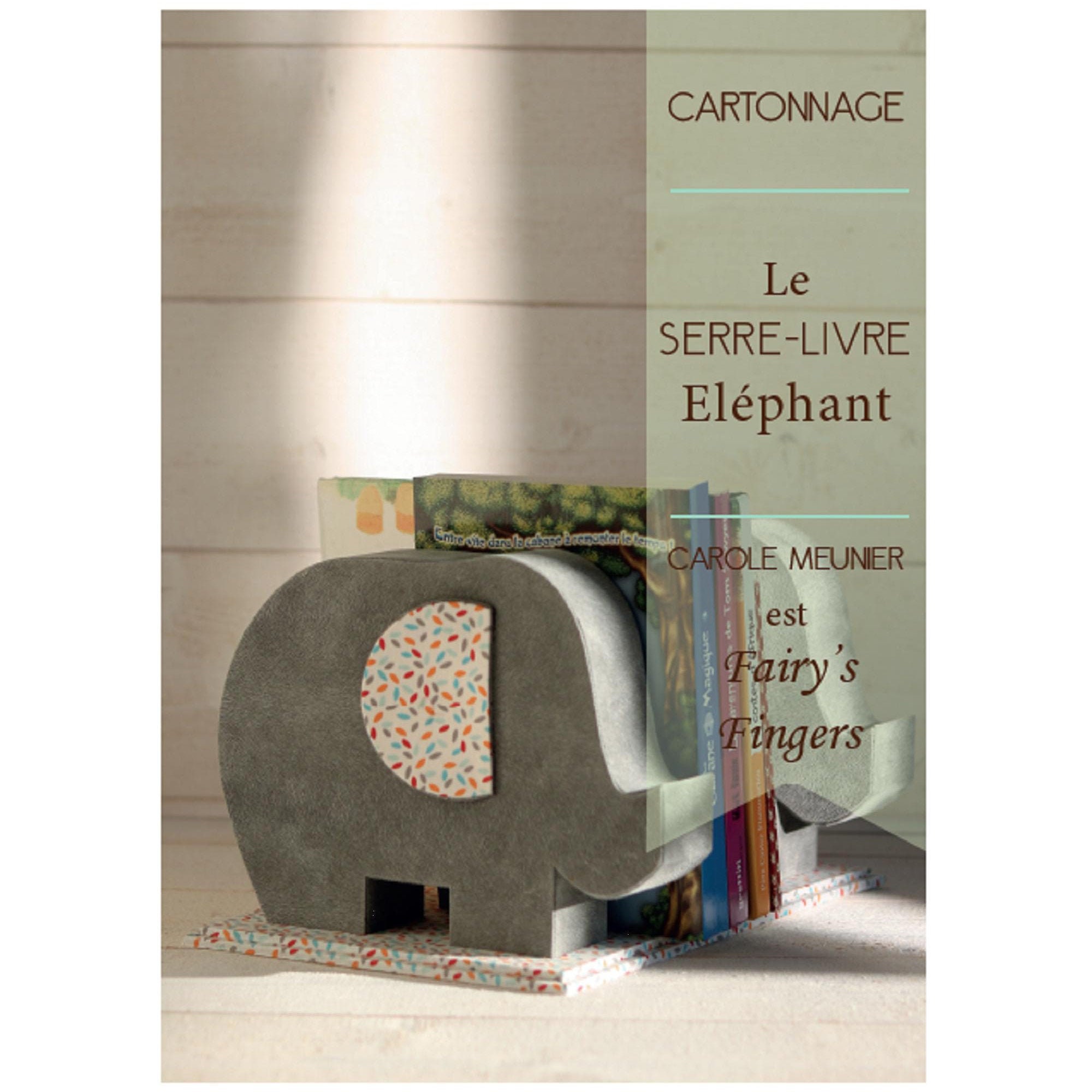 Cartonnage Tutorial in French to Make Bookends - Etsy