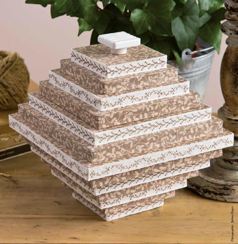 Tutorial to Make a Pyramid Box | Etsy