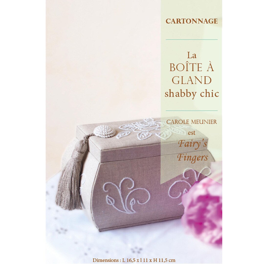 Cartonnage Tutorial of a Romantic Box With a Tassel - Etsy