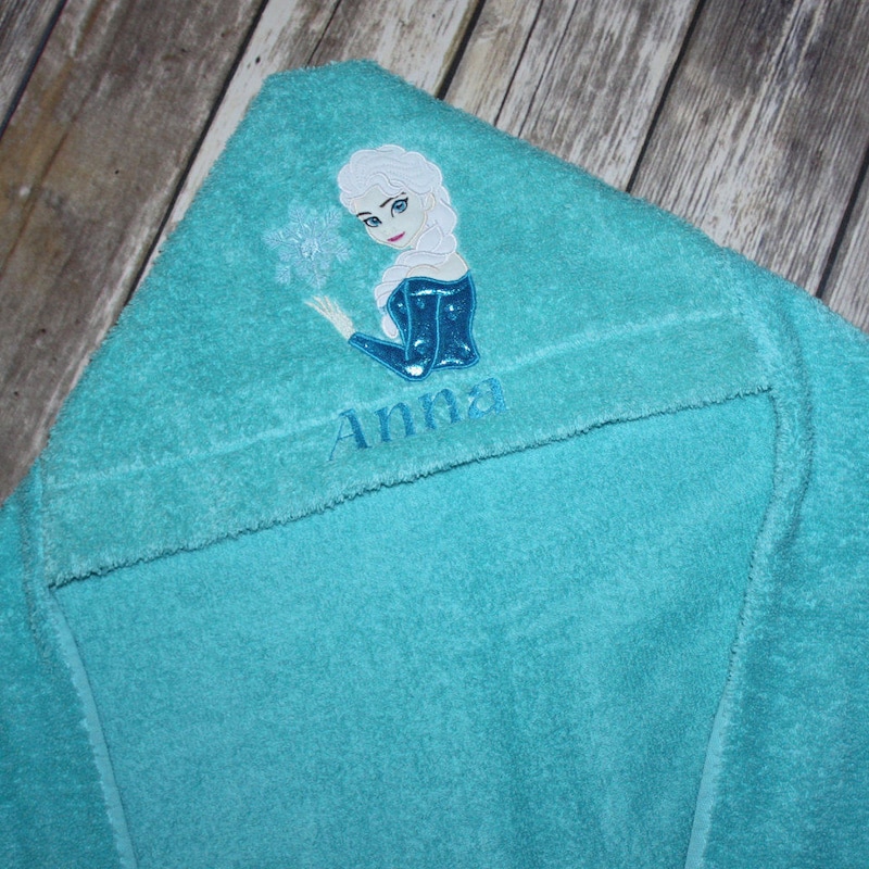 Elsa Hooded Towel - Etsy