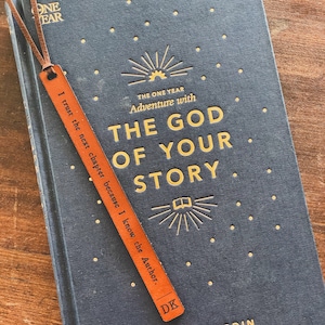Leather Bible Bookmark Personalized Christian Gifts for Men Husband ...