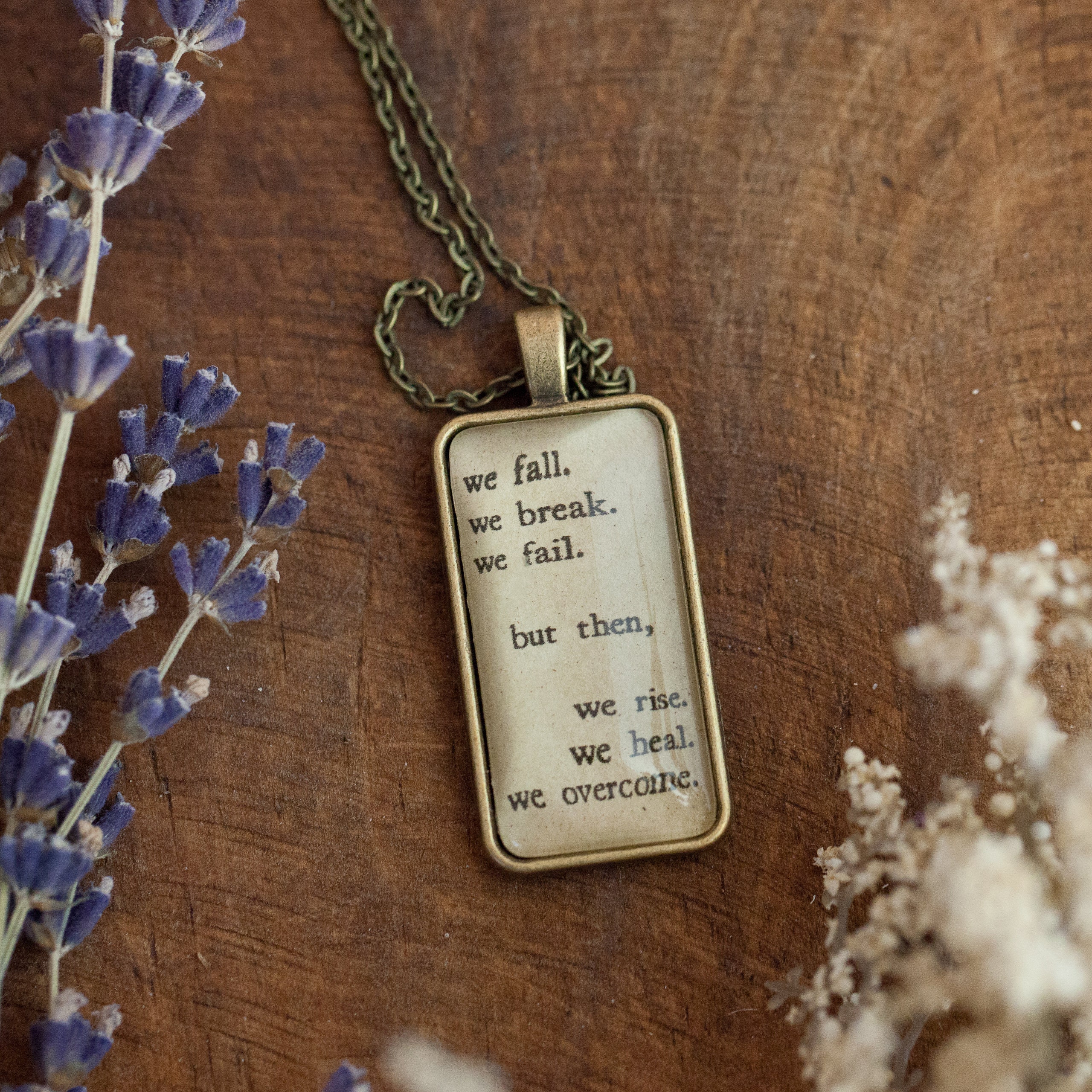 We Fall. We Break. We Fail. but Then We Rise. We Heal. We - Etsy Sweden