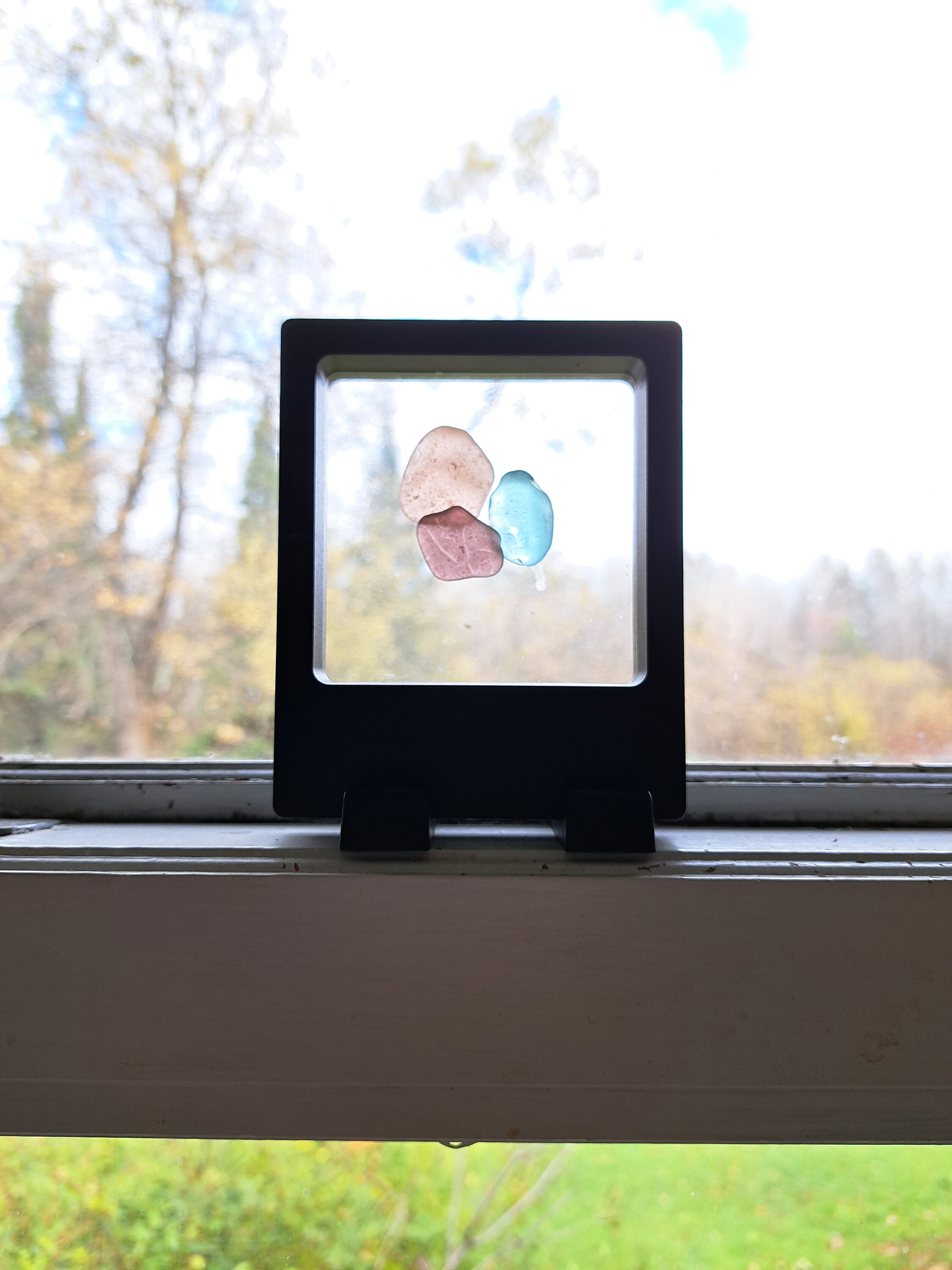 Sea Glass Window: Display Your Sea Glass Choose Black or White ...