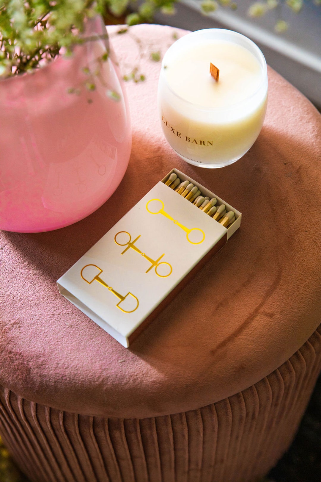 Equestrian Candle & Oversized Match Box (select One Scent and One Box ...