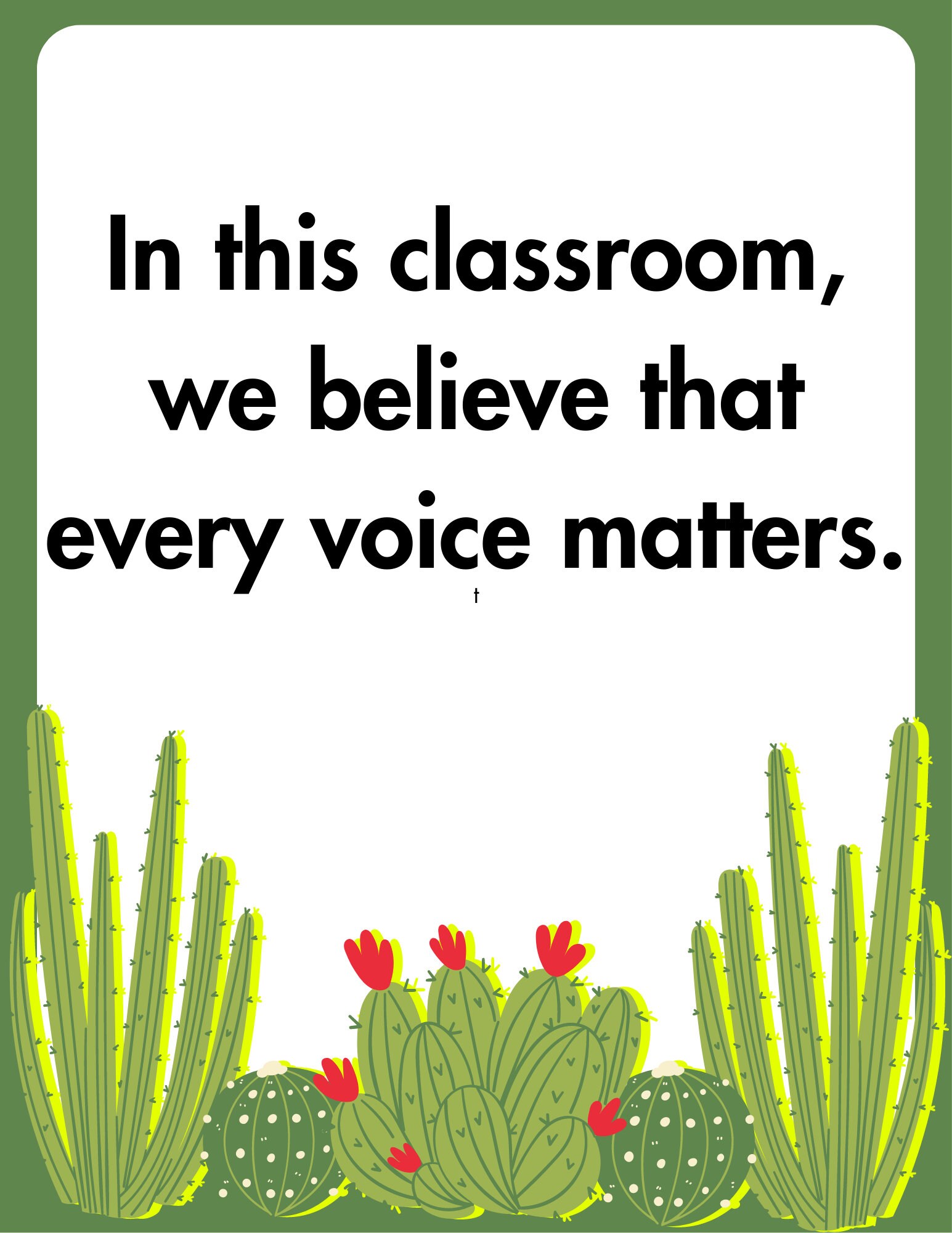 Cactus-themed Classroom Quotes 20 Instant Digital Downloads - Etsy