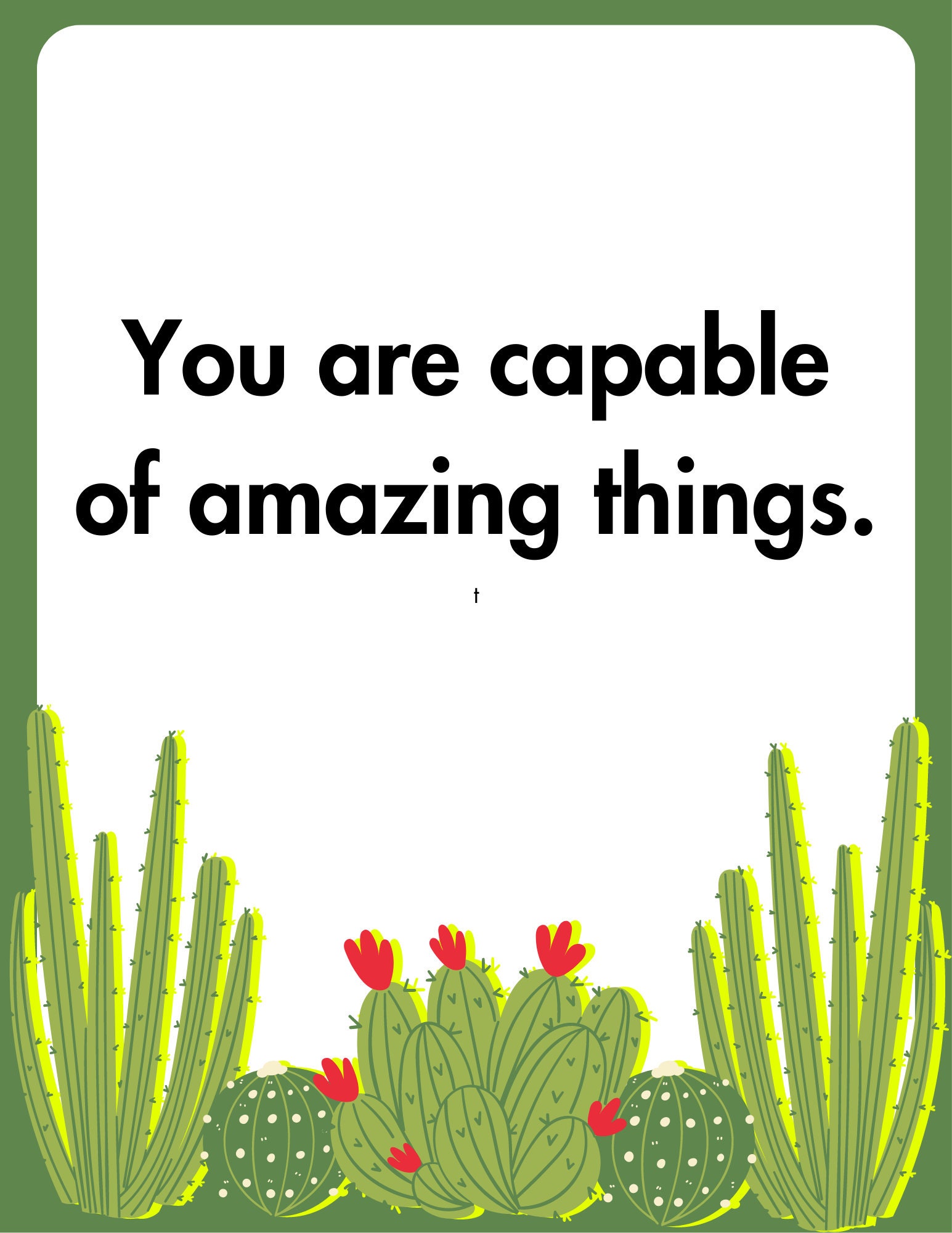 Cactus-themed Classroom Quotes - 20 Instant Digital Downloads - Etsy