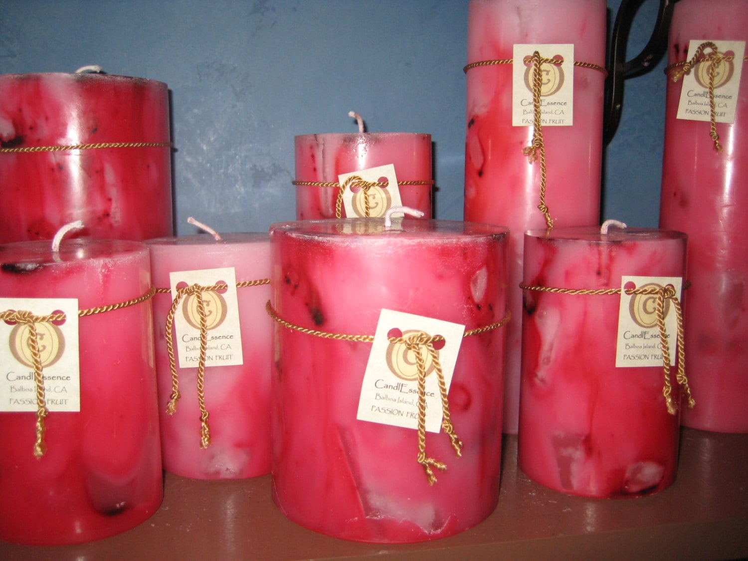 Extremely Long Burning Scented Pillar Candles. Hand-poured, Quality ...