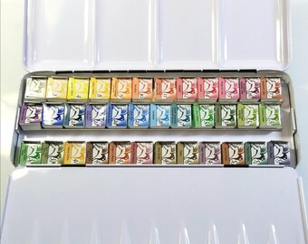 Intense watercolor paint in tube by Renesans: Professional | Etsy