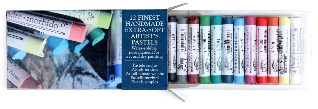 12 Finest Handmade Extra Soft Artist’s Pastels-basic Set - Etsy